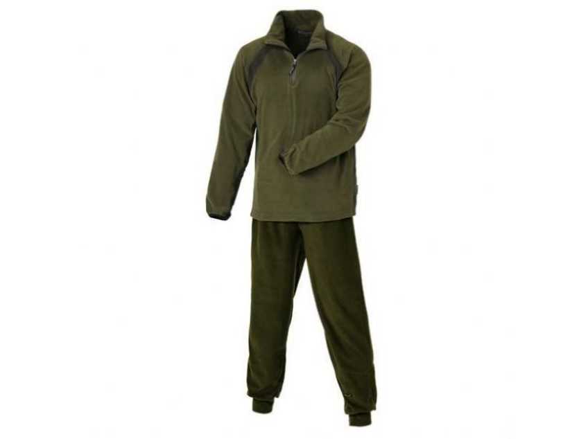 Pinewood Micro Fleece Set Groen (100) - OutdoorKledingWinkel.nl